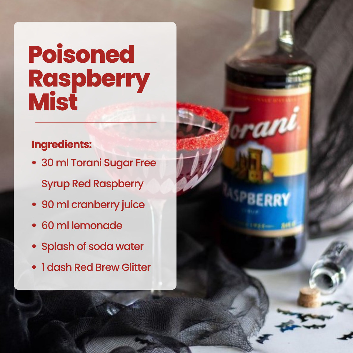 Poisoned Raspberry Mist: A Wickedly Refreshing Brew – Simply Syrups