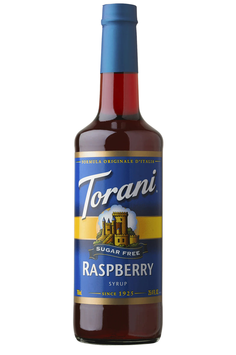 Torani Sugar Free Syrup Raspberry 750ml – Simply Syrups