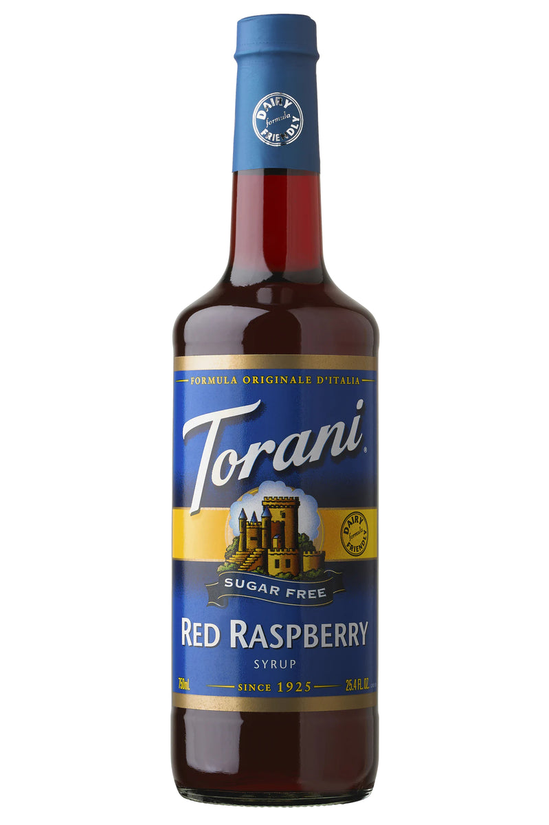 Torani Sugar Free Syrup Red Raspberry 750ml – Simply Syrups